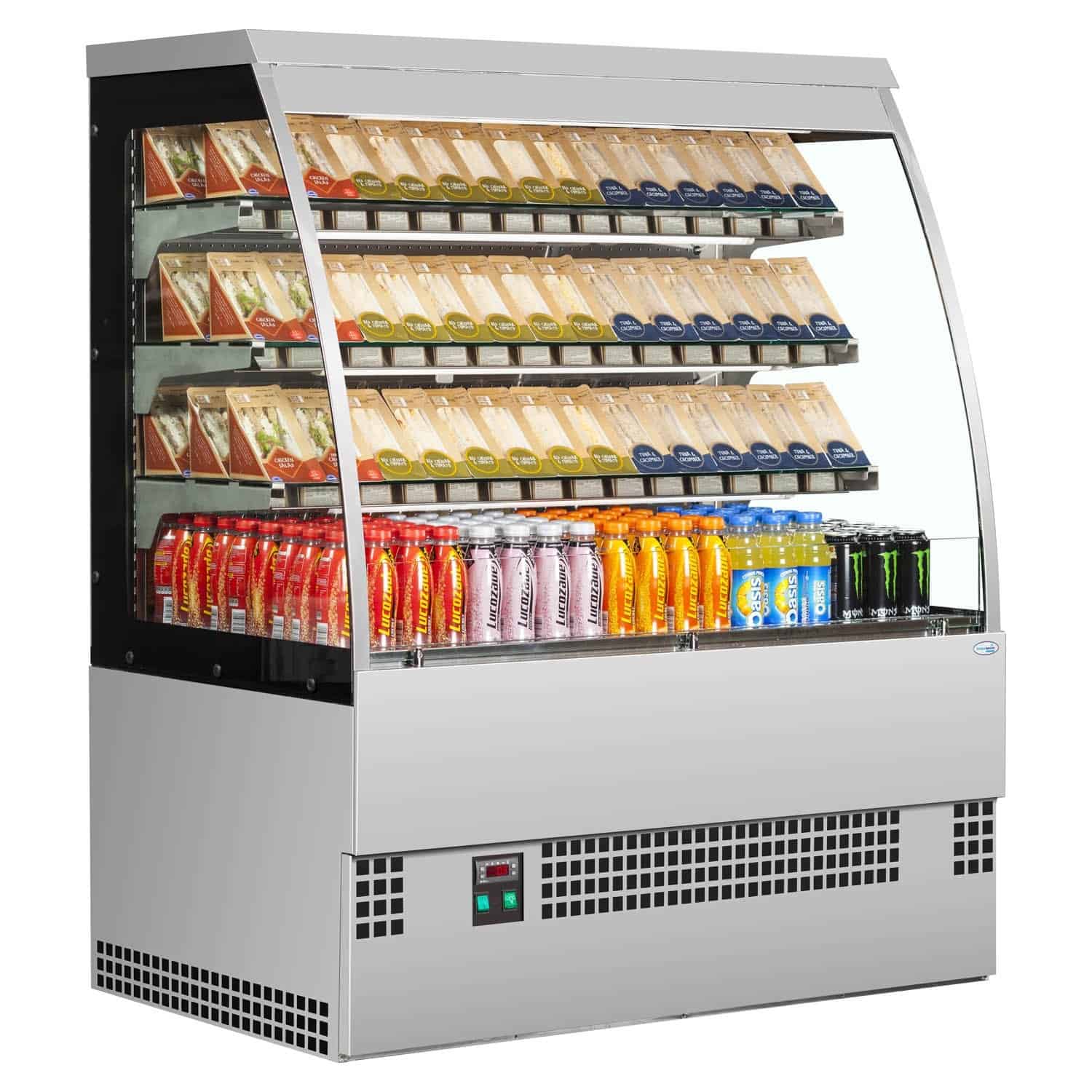 Interlevin Italia EVO1200SS Self Serve Stainless Steel Multideck ...